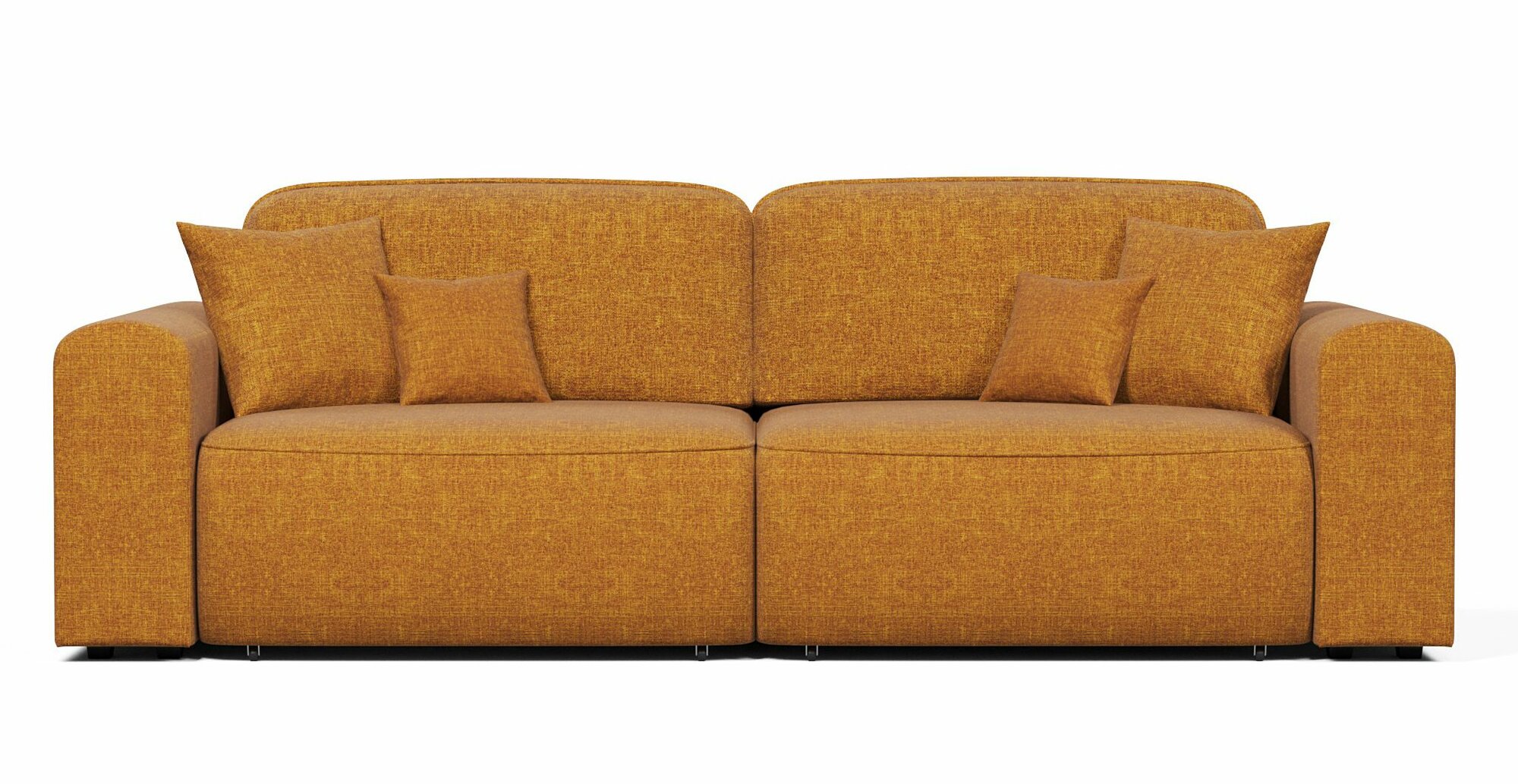 Диван-кровать King, 250х115х82 см, механизм Еврокнижка, прямой диван раскладной, с ящиком для белья