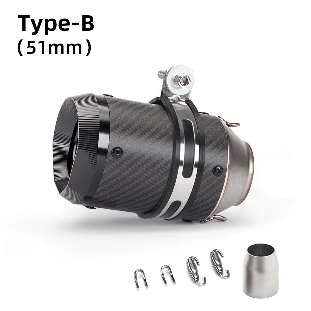 51 мм 60 мм AR выхлопная труба Остин гоночный вход универсальный глушитель выхлопная труба TYPE-B 51mm