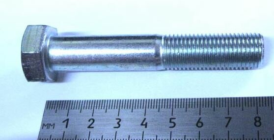 Болт М14х 80х1.50 пальца передней рессоры КамАЗ 10.9 (БелЗАН)