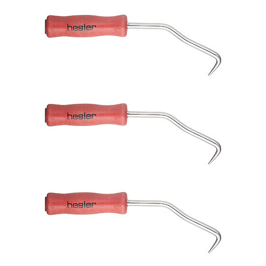 Крюк для вязки арматуры деревянная ручка (3 шт.)