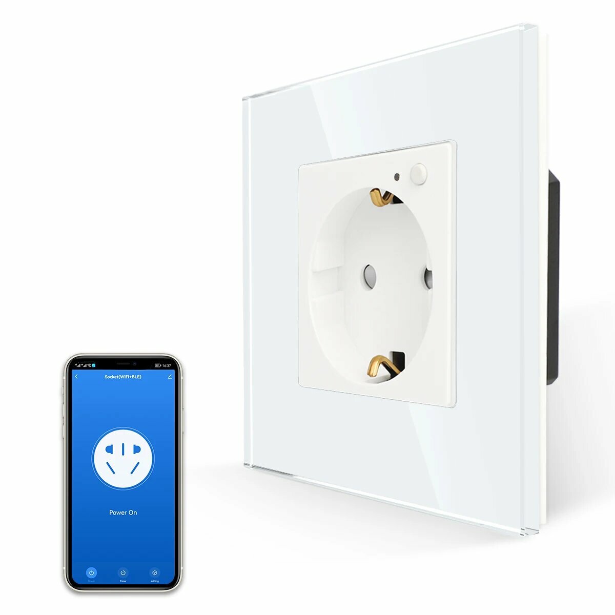 Smart Socket Bingoelec 16A Белый WiFi socket