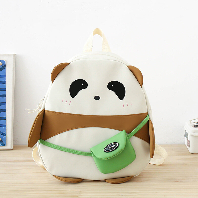 Рюкзак "Красная панда", коричневый, легкий, для школьников