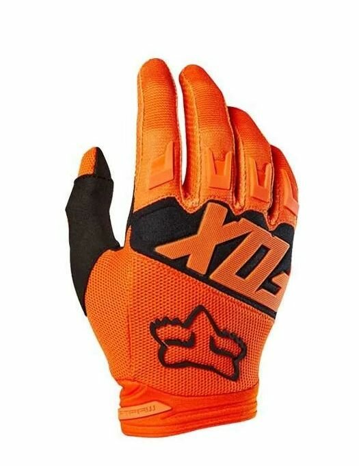 Мото перчатки взрослые FOX Оранжевый