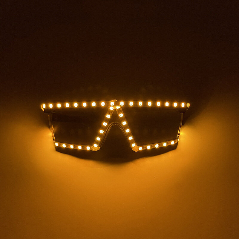 Диско-оборудование, светящиеся очки с LED, бар, KTV, забавные атмосферные аксессуары, ночной рынок, детские игрушки