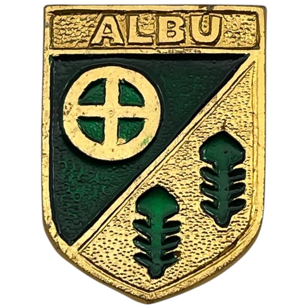 Знак "Albu. Герб" (Албу) Молдавия 2001-2010 гг. (КЭМЗ)