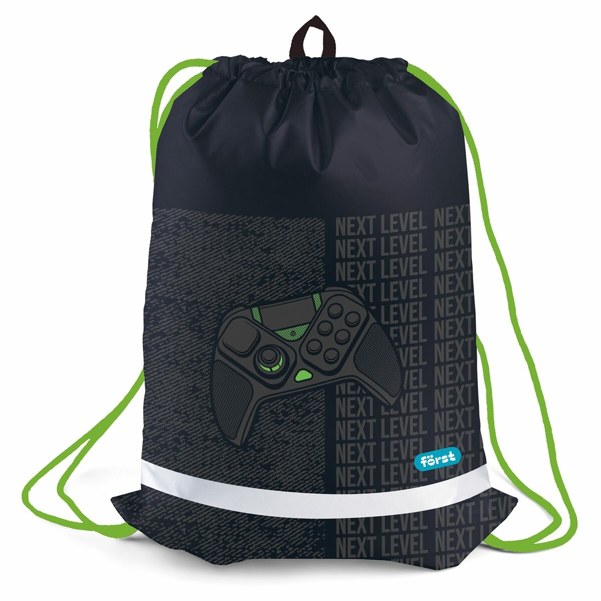 Мешок для обуви 1 отделение Forst "Play the game", 360x460мм, вентиляционная сеточка, СОП (FT-MS-022406)