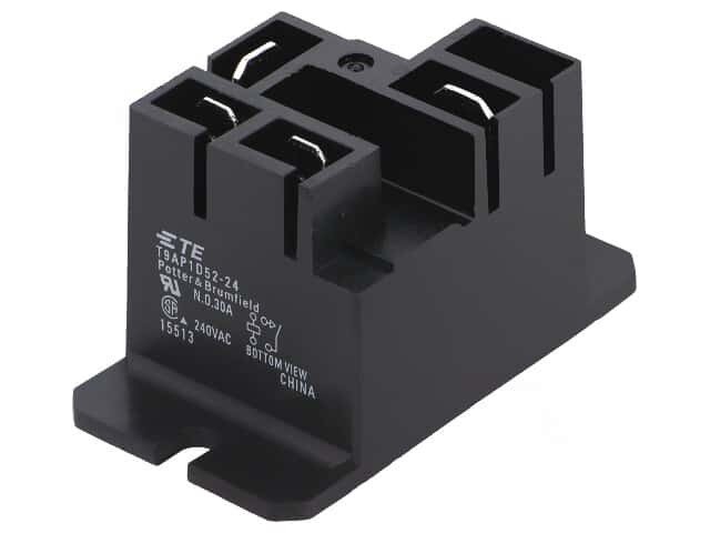 Реле электромагнитное TE Connectivity Ltd T9AP1D52-24, SPST-NO, Uобмотки 24ВDC, 30А, С
