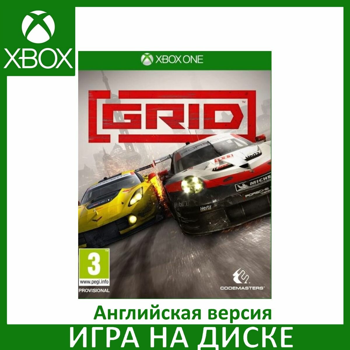 Игра Grid Day One Xbox One Диск на Xbox One Английская версия