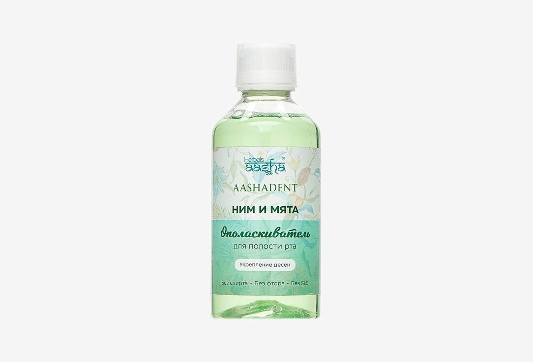 Ополаскиватель для полости рта AASHA HERBALS Ним и Мята 220 мл
