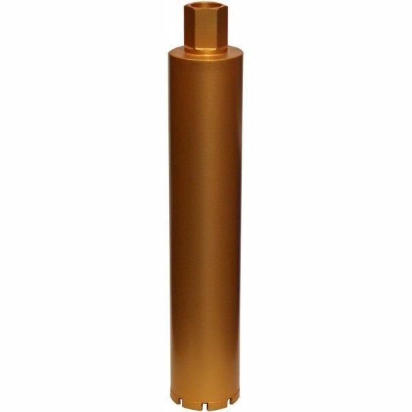 Коронка алмазная ПРАКТИКА Профи D 52 х 450мм, посадка 1 1/4 Бетон , Кирпич