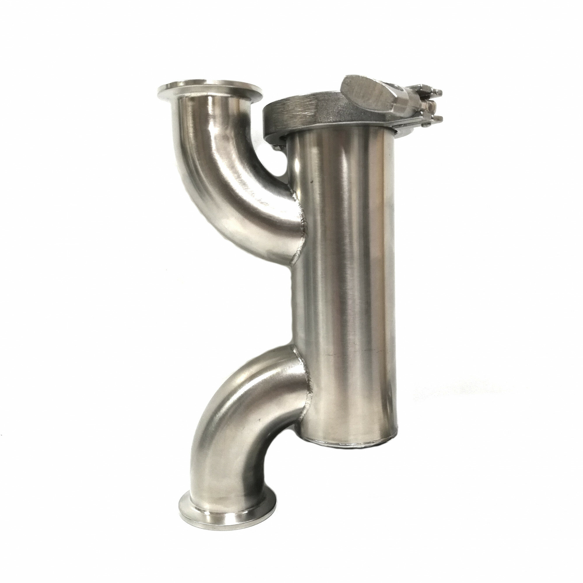 Джин-корзина "К-образная" кламп 1.5 дюйма, нержавеющая сталь (корпус 2 дюйма)