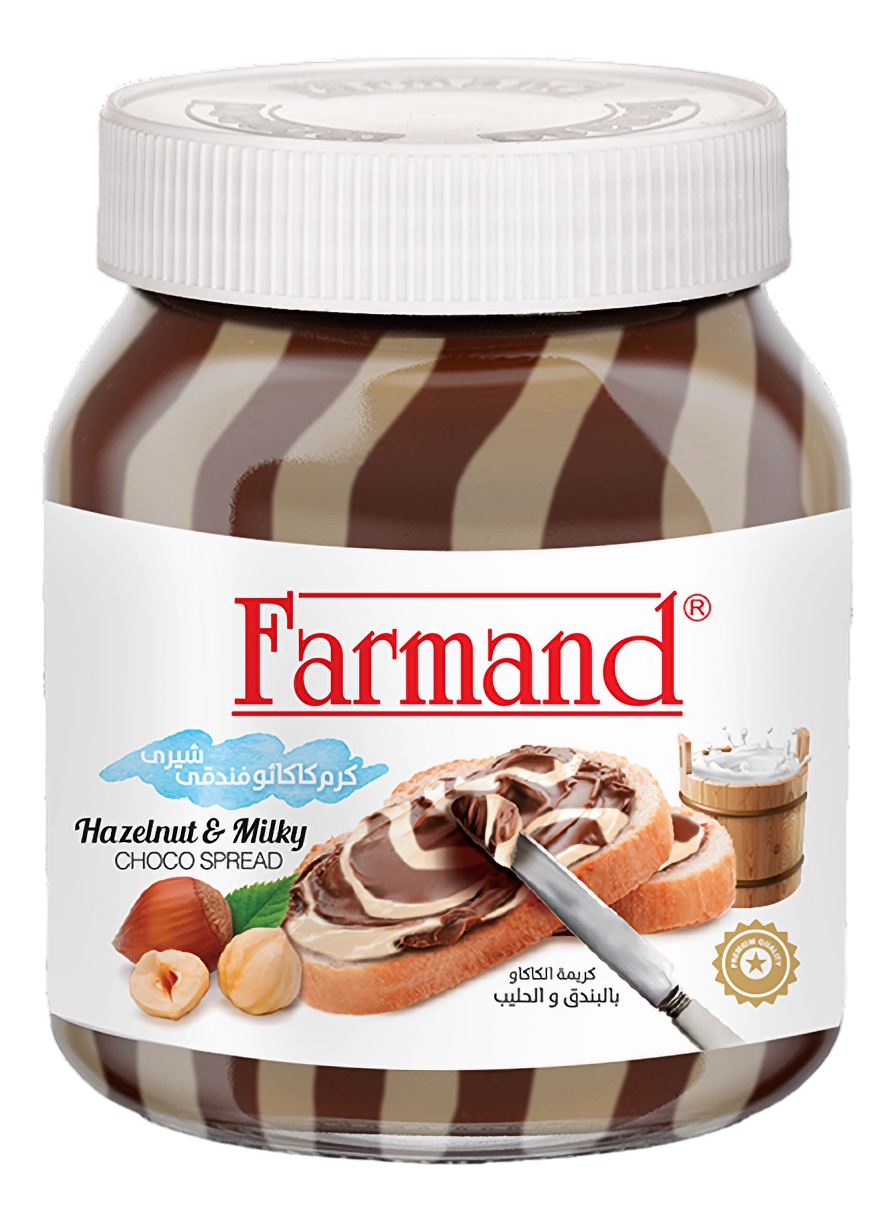 Паста молочно-ореховая Farmand с какао, 330г