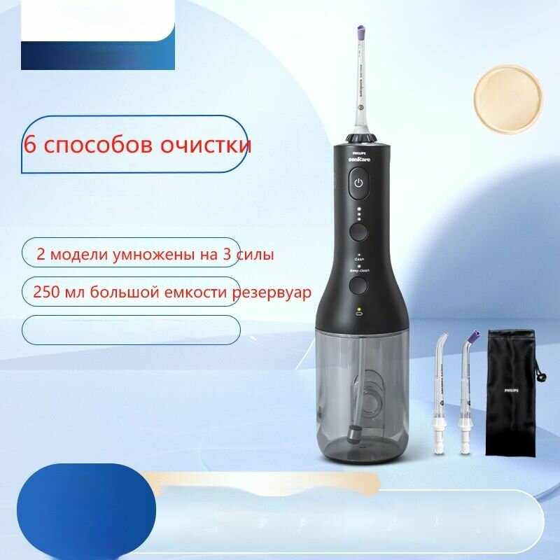 Ирригатор Philips Sonicare Cordless Power Flosser 3000 HX3806/34, Мятно-зеленый