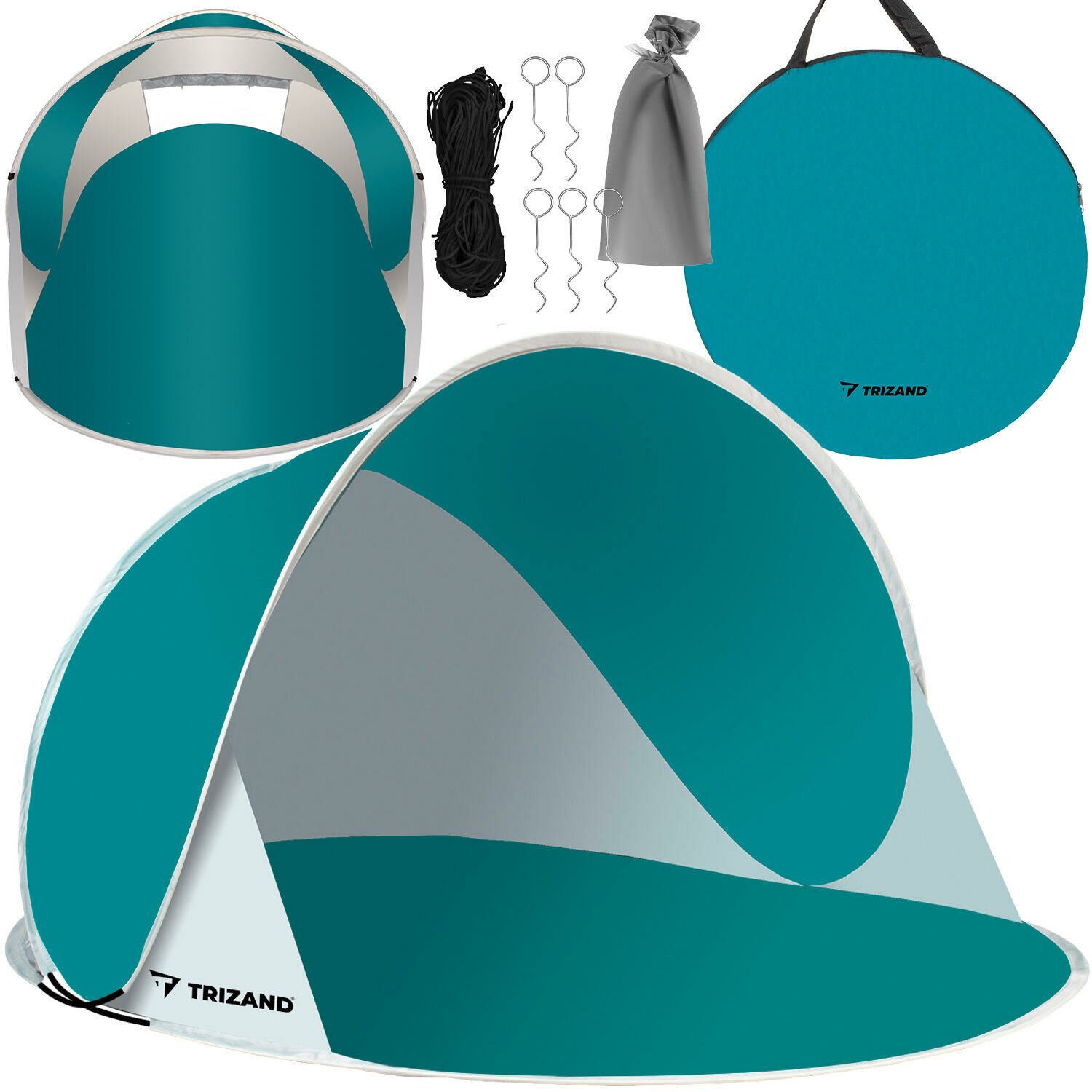 Decathlon Большая пляжная палатка, самораскладывающаяся, для сада 190x120 см
