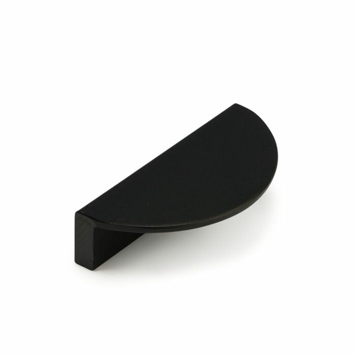 Мебельная ручка скоба CAPPIO H002BL полукруг, алюминий, L 78 мм, м/о 64 мм, цвет чёрный