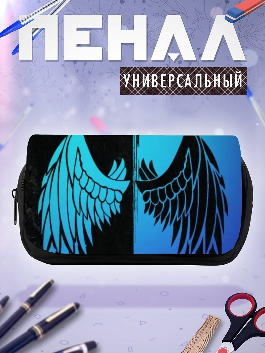 Пенал косметичка дьявол или ангел ангел