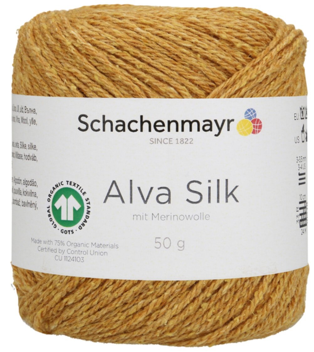 Alva Silk /Альва Силк/ пряжа Schachenmayr, MEZ, 9807001 (00022, gold (золото), желтый)