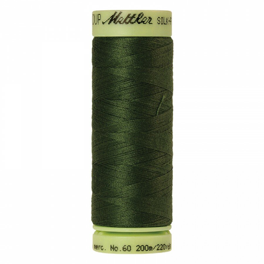 Нить для машинного квилтинга SILK-FINISH COTTON 60, 200 м 0886 Cypress