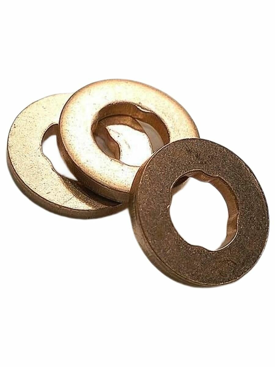 Кольцо уплотнительное форсунки ISBe, ISDe (Медное) F00RJ01453, Haffen (6шт.)