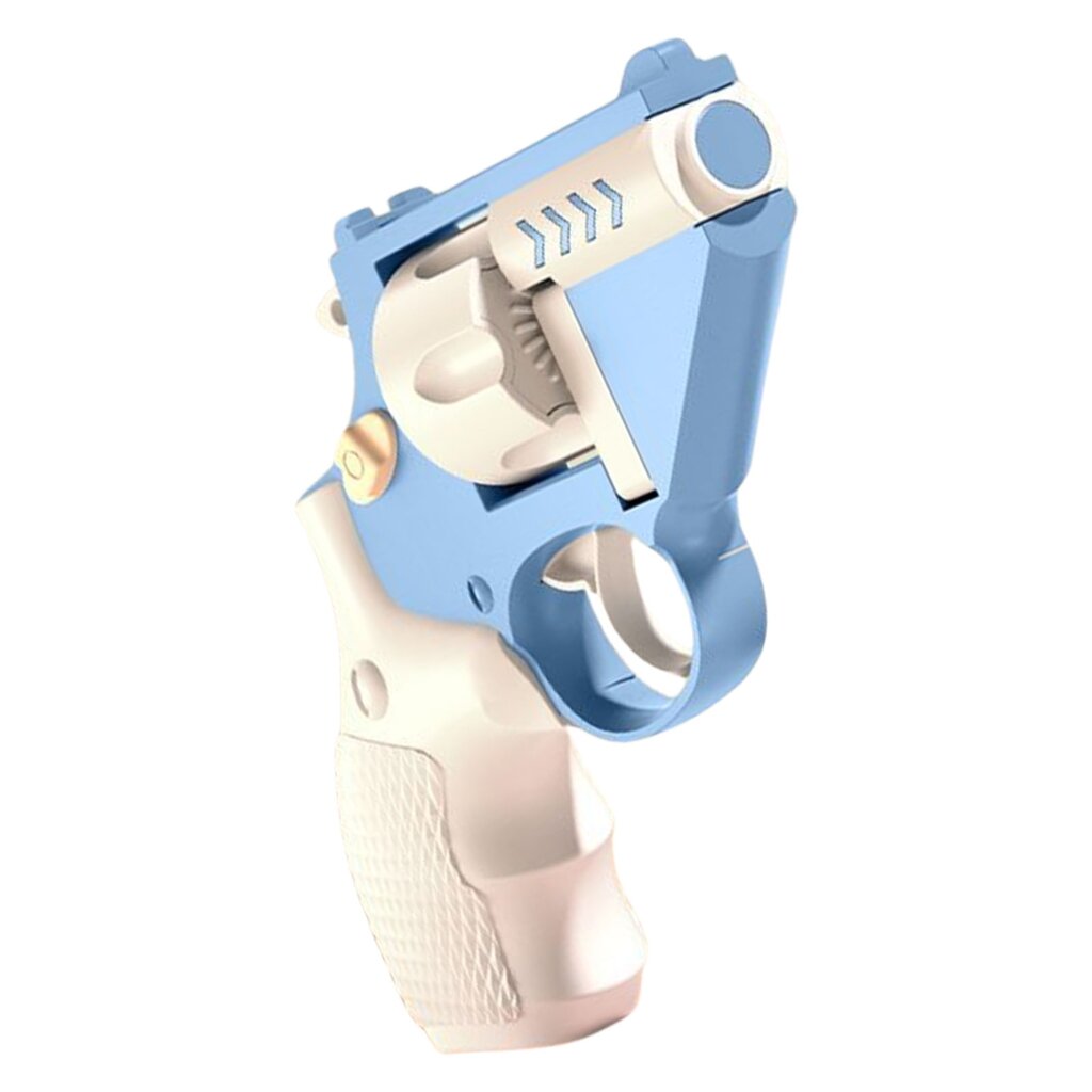 Уличные игрушки, Игрушечный револьвер в форме репы, антистресс-игрушка, не стреляющий - синий