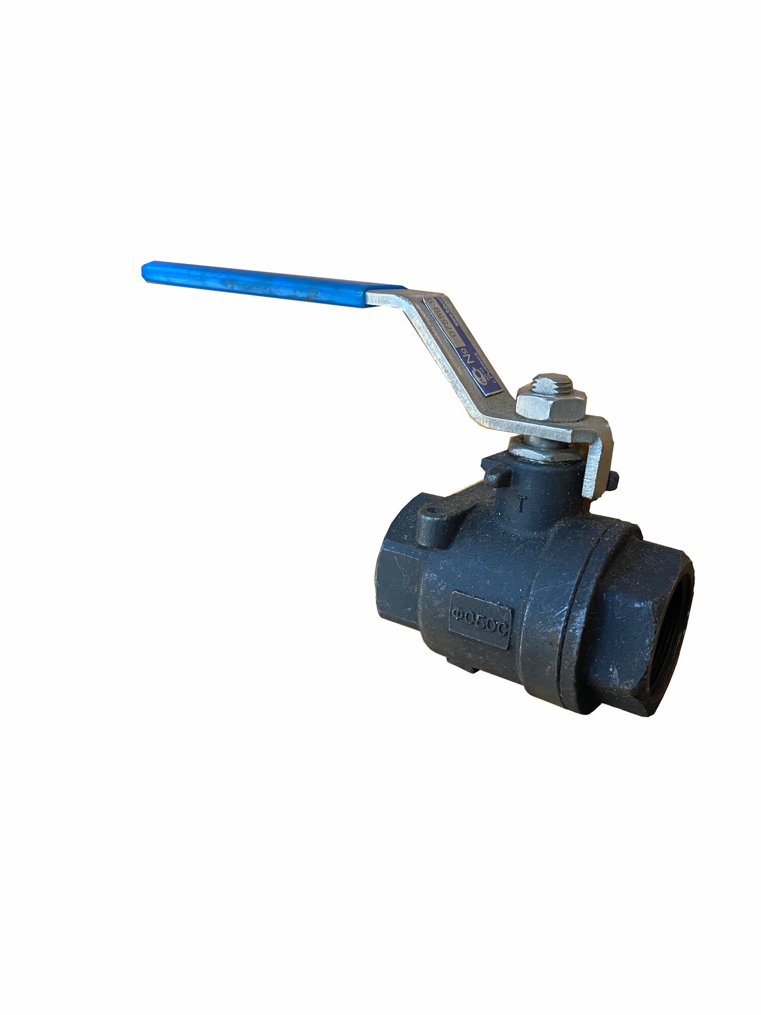 Кран Ду25 ру63 Фобос шаровый стальной муфтовый ВР/ВР