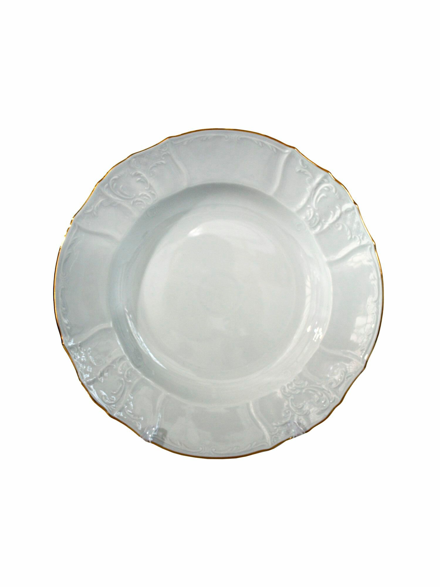 Блюдо глубокое 32см, Bernadotte, декор "Отводка золото"