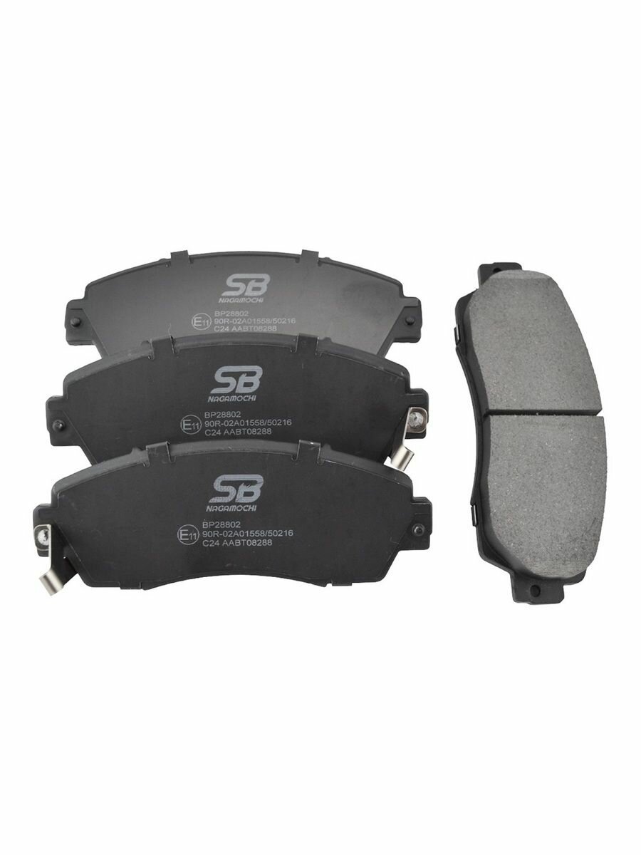 Колодки тормозные дисковые передние для а/м HONDA CR-V, Odyssey, Crosstour, SB NAGAMOCHI BP28802