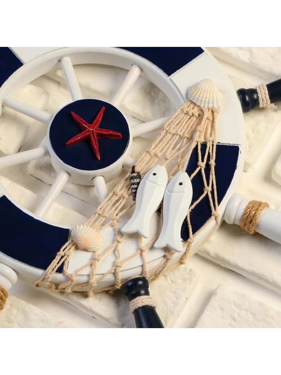 Интерьерный декор 'Морской штурвал' для стен