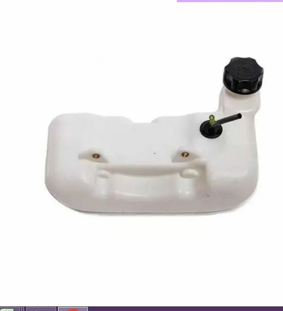 Топливный бак в сборе, горловина сбоку , бензобак для китайских бензокос (триммера) 43, 52 куб. см.