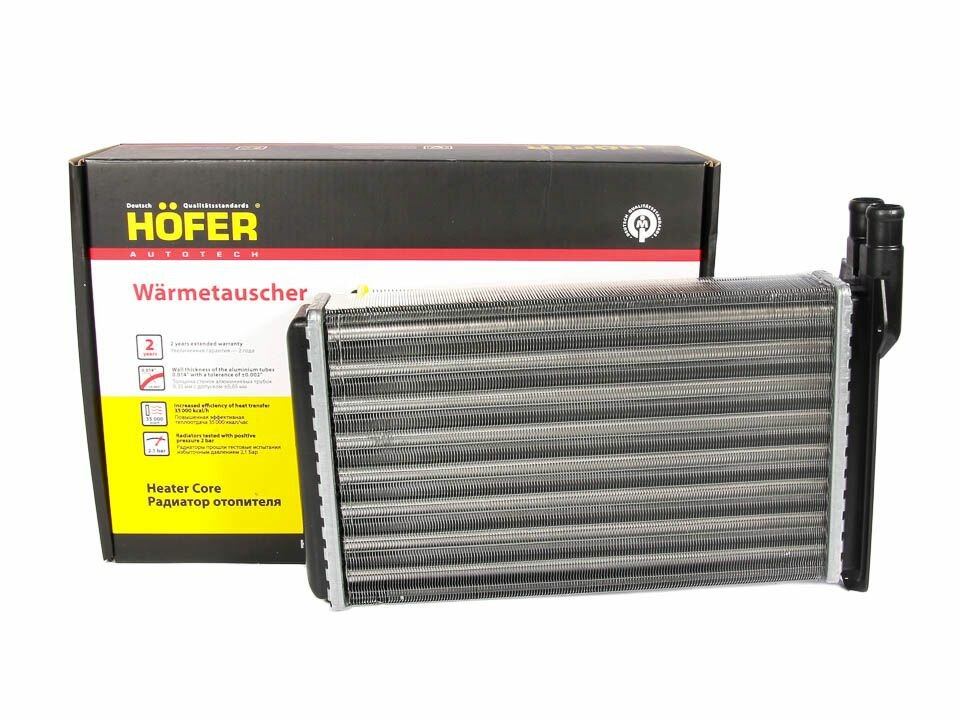 Радиатор отопителя 2108 алюмин HOFER HF 730222 HF 730222