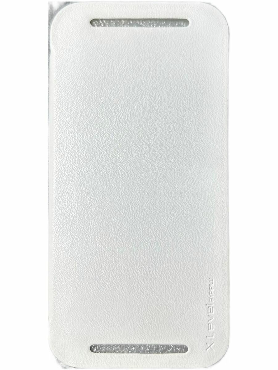 Чехол на HTC ONE Mini 2, M8 Mini, книжка кожаный FIBCOLOR, белый