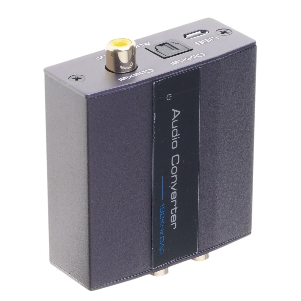 Цифровой аудиоконвертер в аналоговый 192 кГц для домашнего театра и звуковых систем