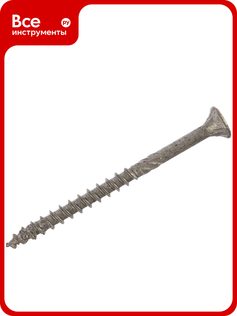Усиленный саморез европартнер с антикоррозионным покрытием 4.5х60 TX-25, 12 шт, потайная головка, стальная конструкция