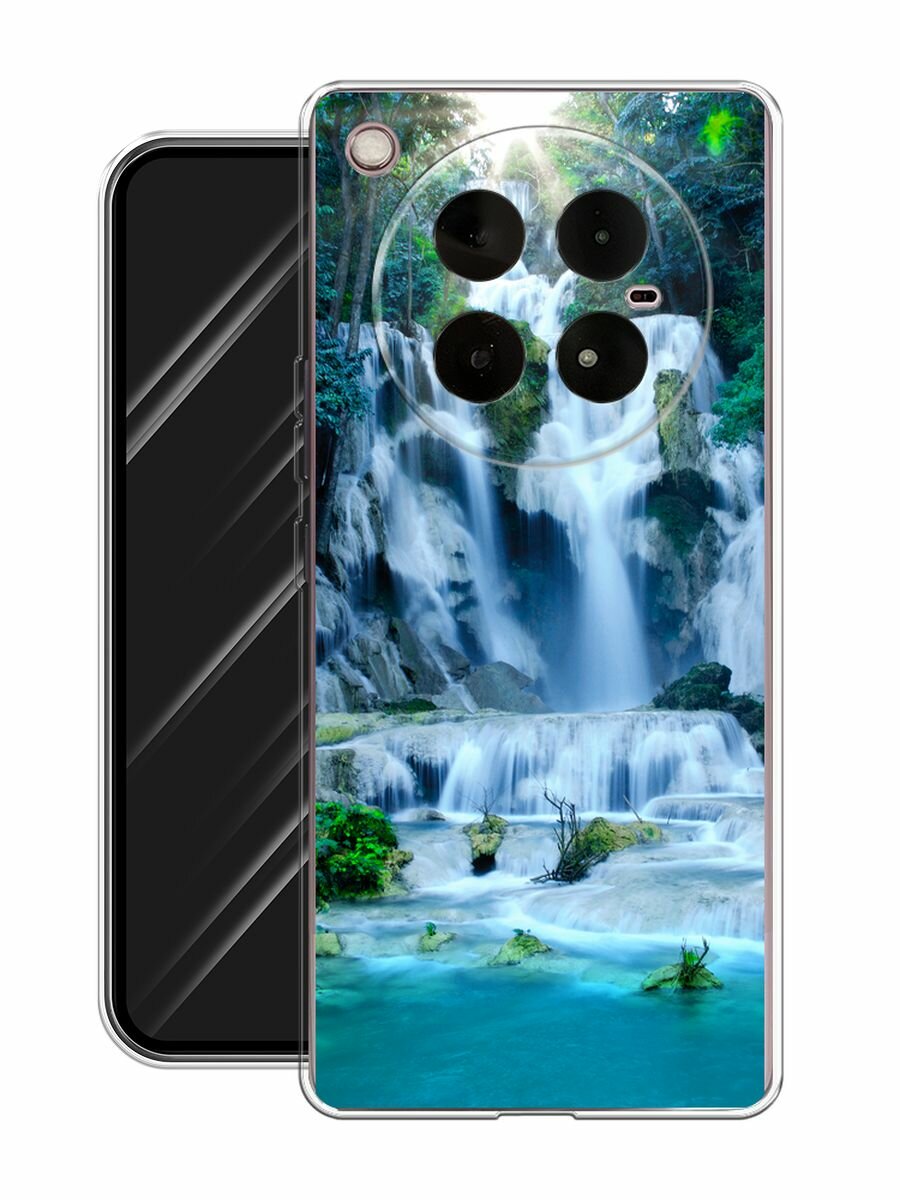 Чехол на Infinix Zero 40 4G / Инфиникс Зеро 40 4G с принтом "Водопад 8" — фото 1