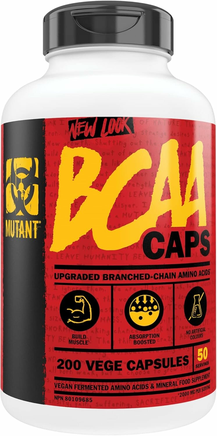 Mutant BCAA 200 vege capsules (БЦАА)