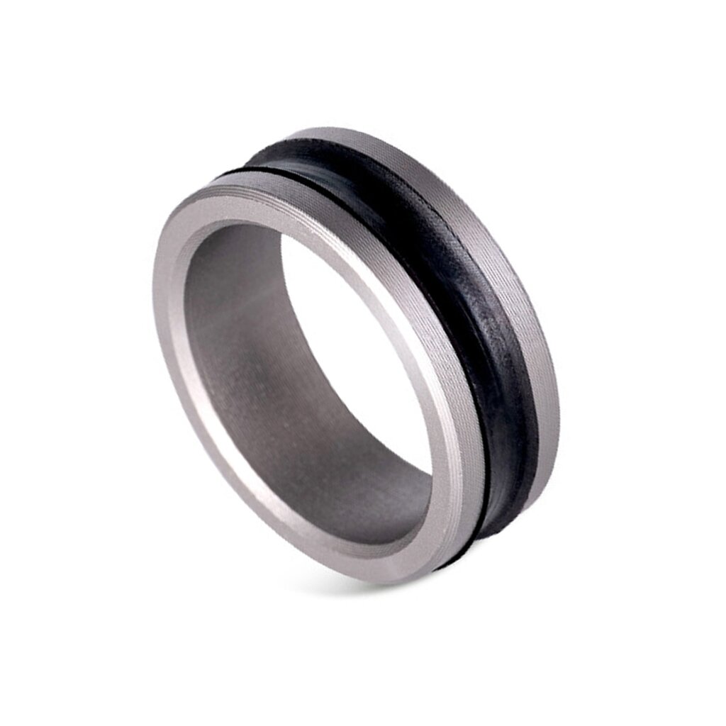 Кольцо из алюминиевого сплава, кабельное кольцо из титана серого цвета