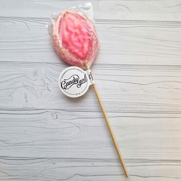 50422 Леденец Candy Girl Pussy bomb с взрывной карамелью. Без сахара