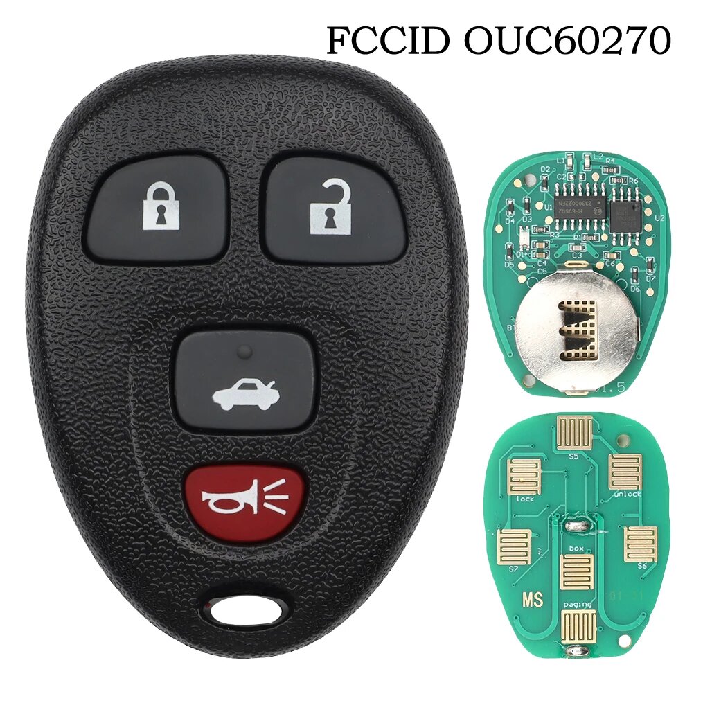 SilKY дистанционный автомобильный ключ 315/433 МГц OUC60270 брелок для Buick для Chevrolet Tahoe Traverse GMC Yukon 2007-2013 10, 315MHZ
