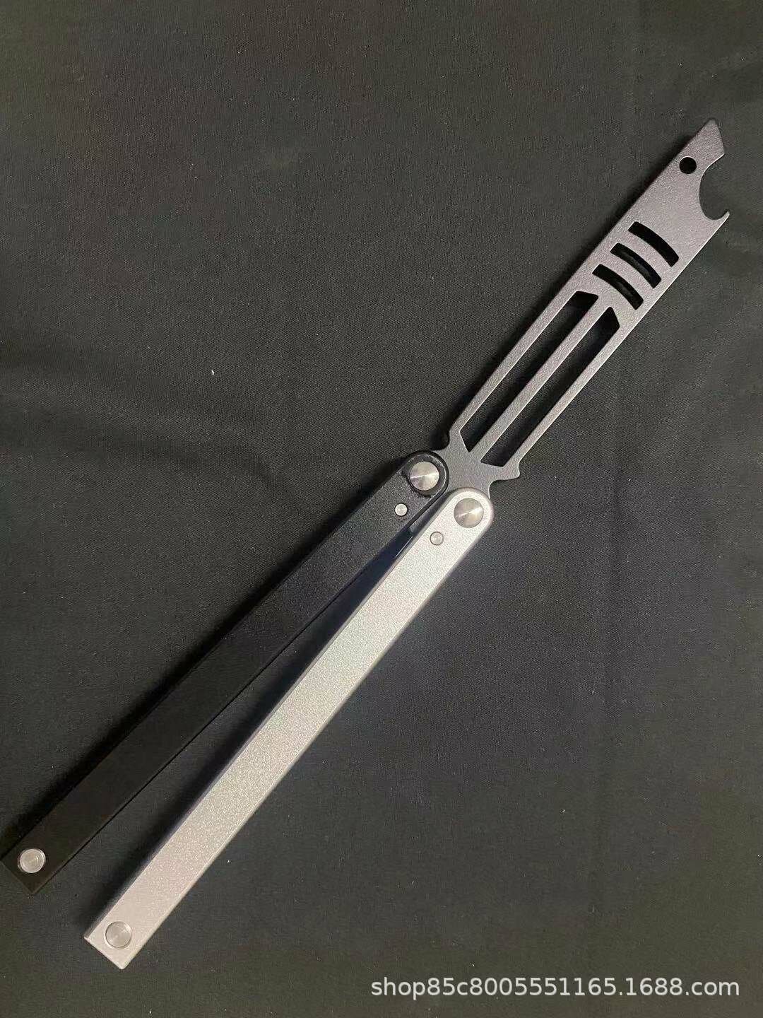 Нож для безопасной практики Yuppie Mako Shark, открывалка для бутылок, интегрированная ручка из алюминиевого сплава без лезвия