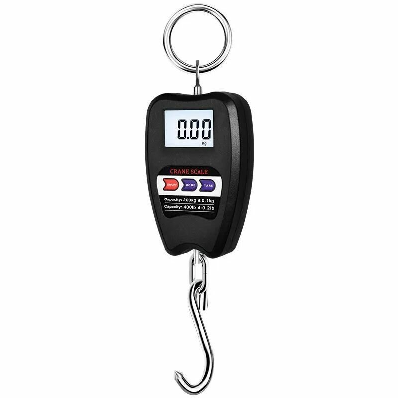 Весы подвесные крановые, 200 кг. JUANJUAN Mini Crane Scale цифровой безмен из нержавеющей стали с ЖК дисплеем.
