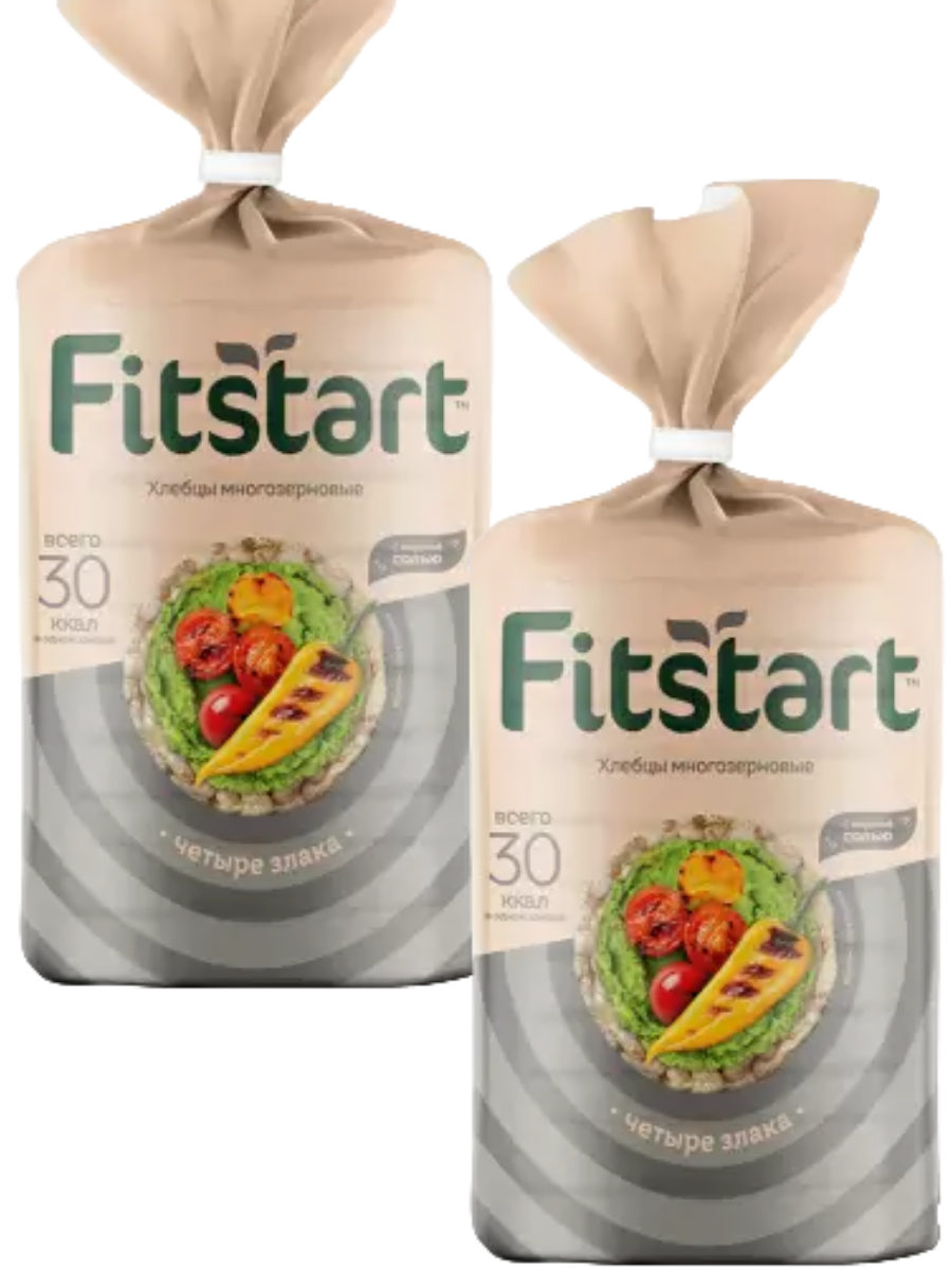 Хлебцы Fitstart Многозерновые Четыре Злака 2шт по 90г