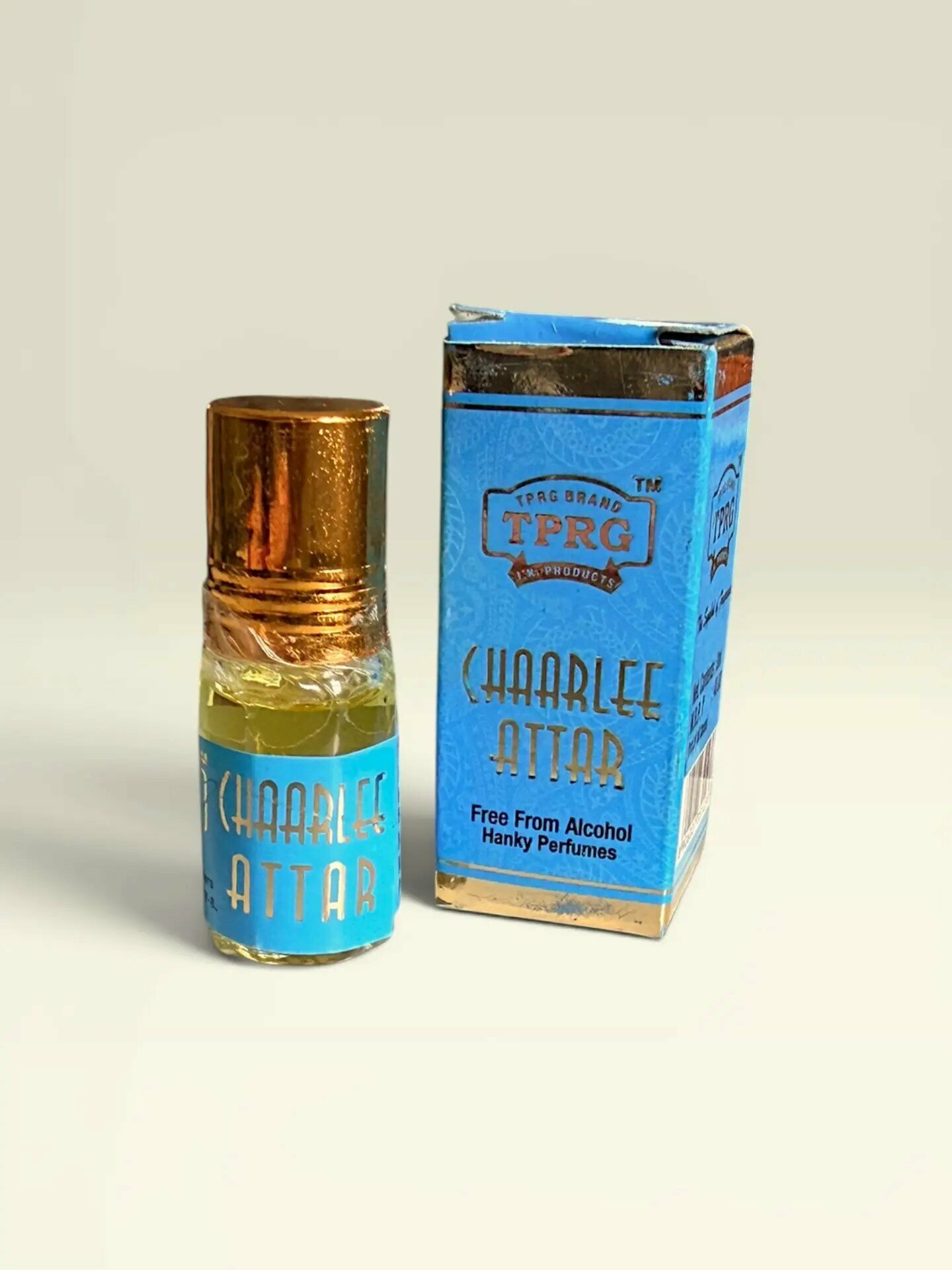CHAARLEE Attar, Free From Alcohol, TPRG (чаарли Аттар, масляные индийские духи), ролик, 3 мл.