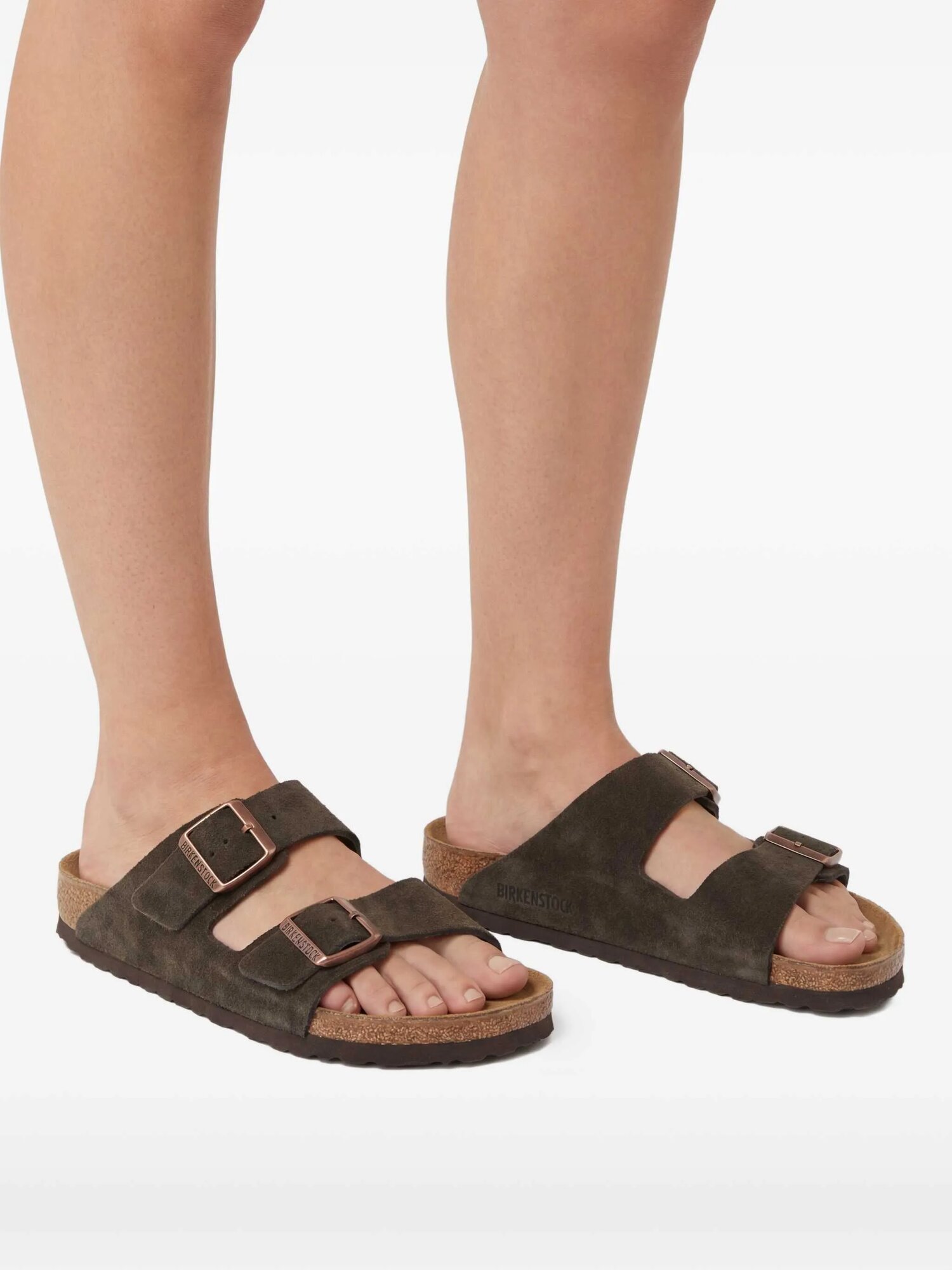 Шлёпанцы Birkenstock Arizona, размер 41 EU, коричневый — фото 1