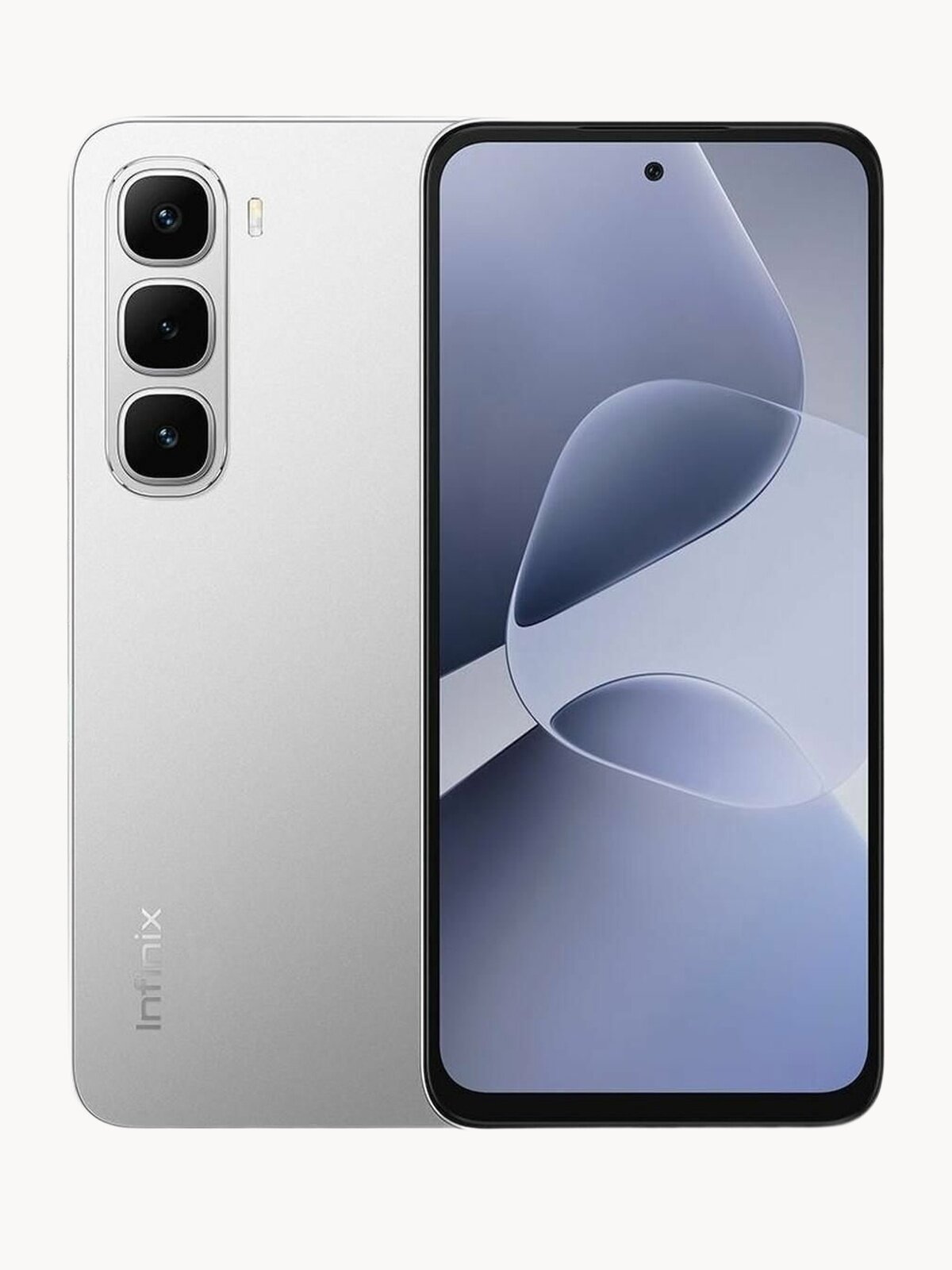 Смартфон INFINIX "HOT 60i", 8/256Гб, 6.7", камера 50Мп, Android 13, 166 ч работы, Titanium Silver