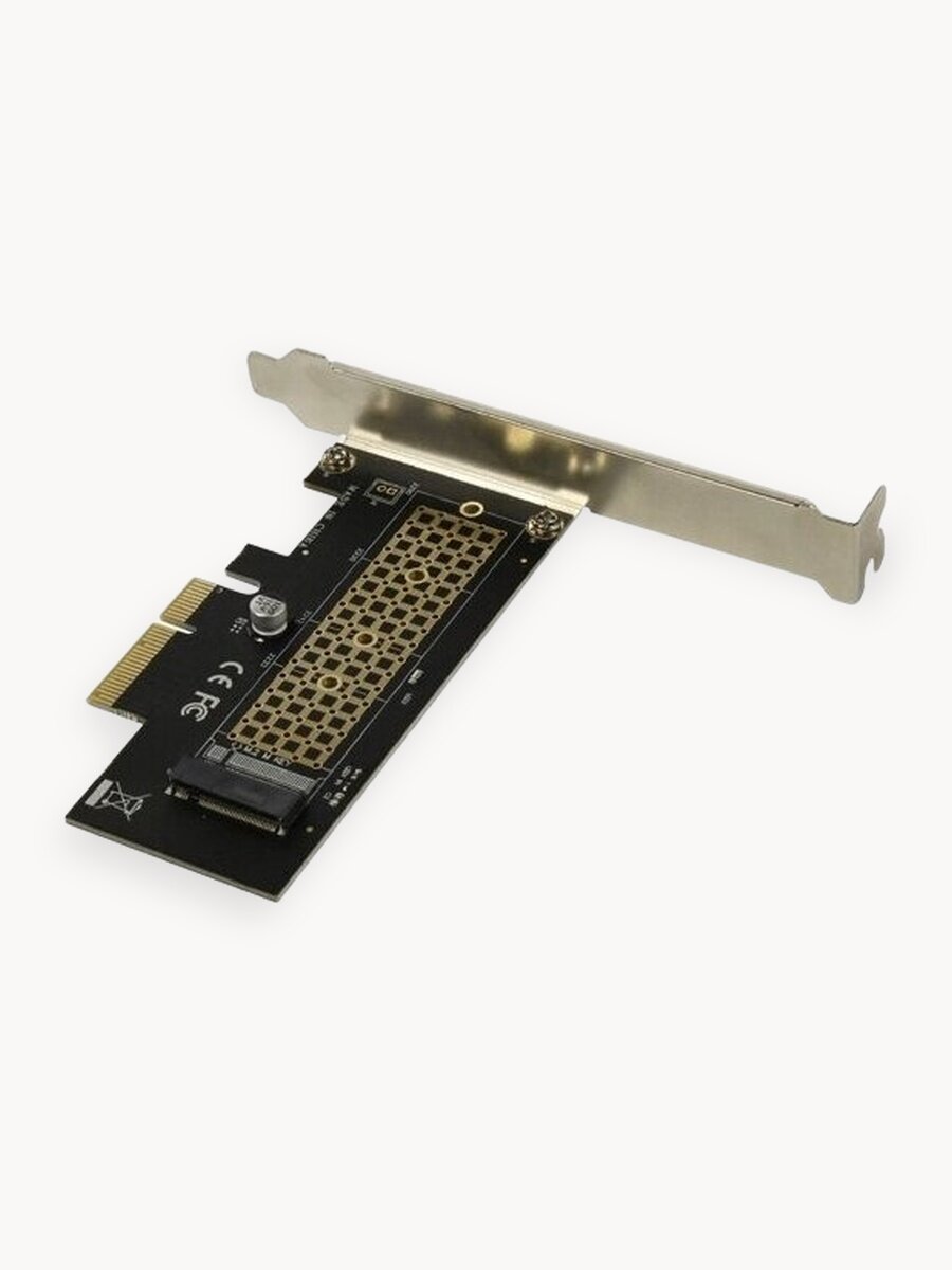 Переходник PCI-E4 на M.2 NGFF M-key Orient C300E M.2 NVMe SSD на SSD M key NGFF