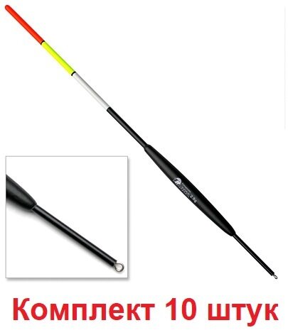 Поплавок бальсовый AQUA F04-35, грузоподъемность - 3,5g, высота - 27,5cm, 10 штук