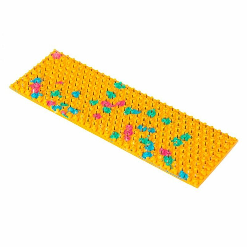 Аппликатор Ляпко Спутник шаг 6.2 мм (размер 60*180мм) зеленый/красный/желтый/синий/оранжевый