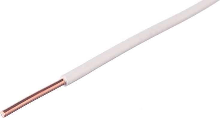 Провод ПуВ, ПВ1 4 жесткий белый ГОСТ (комплект из 20 м)