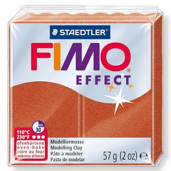 Полимерная глина Fimo Effect 8010-27 (8020-27) медный (copper) 57 г, цена за 1 шт.