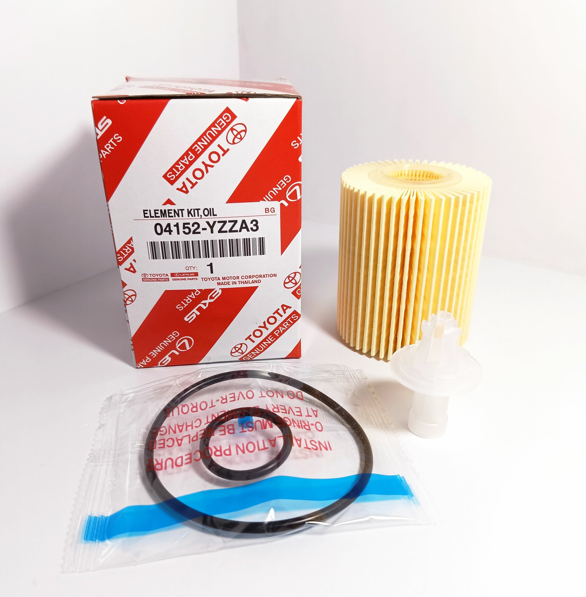 Фильтр масляный 04152YZZA3 Toyota Corolla, RAV4, Avensis, LC Prado / Lexus GS 250/350/300H, IS 250/350, GX 460 и др.